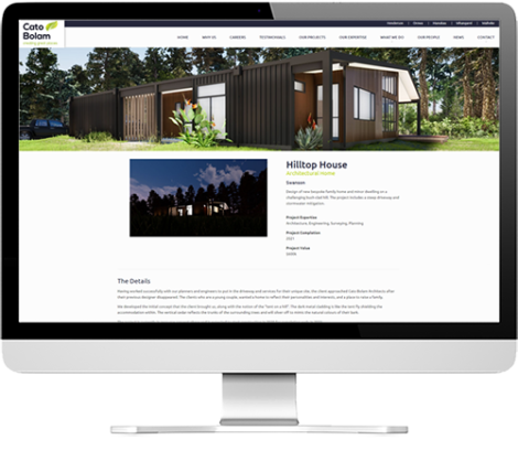 Work on your projects and case studies for your business website